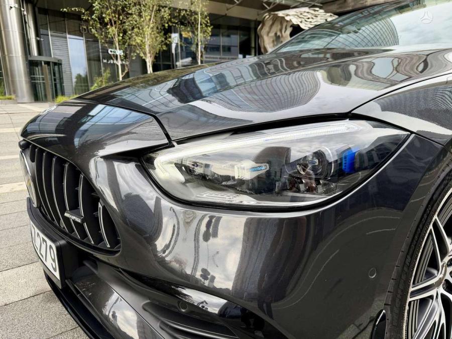 Серый Мерседес C43 AMG 2023 в Вильнюс, объемом двигателя 1.99 л и пробегом 28 тыс. км за 55800 €, фото 14 на AUTOMOTO.COM.LV
