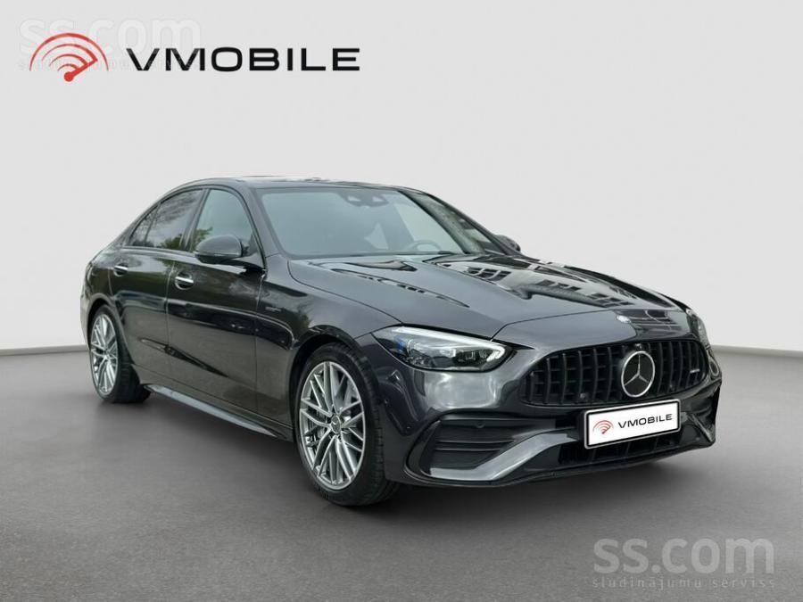 Серый Мерседес C43 AMG 2025 в Рига, объемом двигателя 2.00 л и пробегом 28 тыс. км за 66990 €, фото 1 на AUTOMOTO.COM.LV