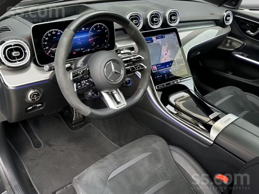 Серый Мерседес C43 AMG 2025 в Рига, объемом двигателя 2.00 л и пробегом 28 тыс. км за 66990 €, фото 6 на AUTOMOTO.COM.LV