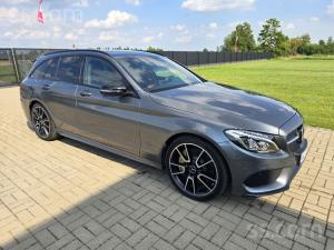 Grey Mercedes-Benz C43 AMG 2017 in Jekabpils, with an engine capacity of 3.00 L and mileage of 114 thousand km for 22200 €, photo  on AUTOMOTO.COM.LV