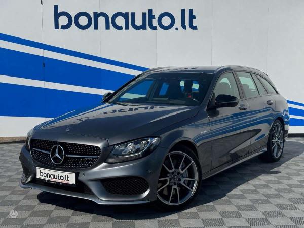 Grey Mercedes-Benz C43 AMG 2017 in Kaunas, with an engine capacity of 3.00 L and mileage of 200 thousand km for 21850 €, photo 1 on AUTOMOTO.COM.LV