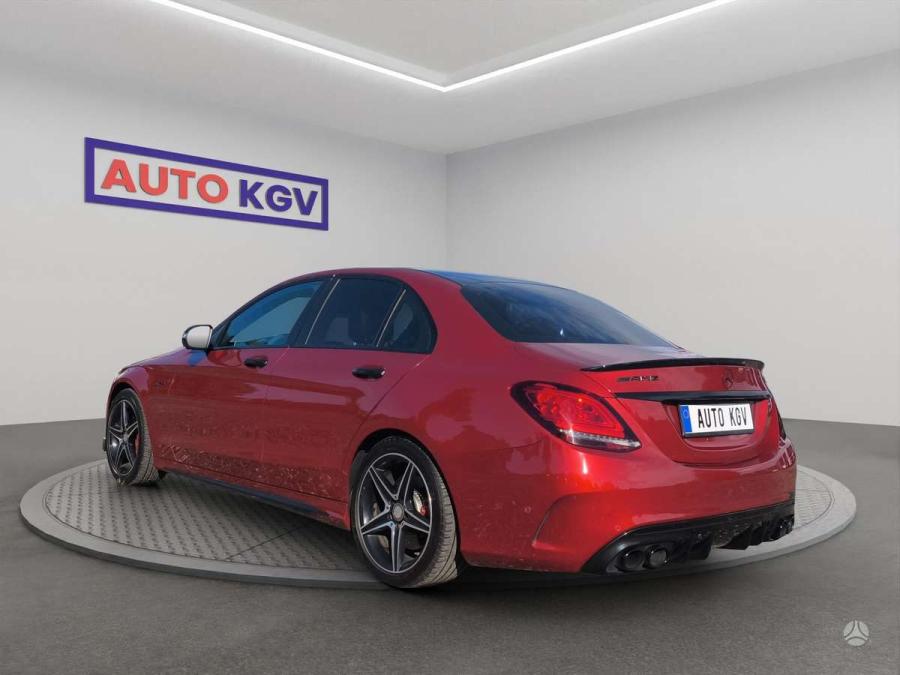 Sarkans Mercedes-Benz C43 AMG 2016 Viļņa, ar dzinēja tilpumu 3.00 L un nobraukumu 159 tūkst. km par 23499 €, foto 4 vietnē AUTOMOTO.COM.LV