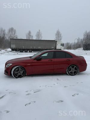 Sarkans Mercedes-Benz C43 AMG 2017 Rīga, ar dzinēja tilpumu 3.00 L un nobraukumu 91 tūkst. km par 25900 €, foto 4 vietnē AUTOMOTO.COM.LV
