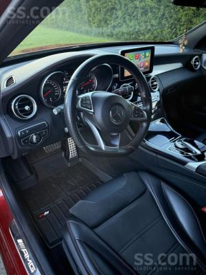 Sarkans Mercedes-Benz C43 AMG 2017 Rīga, ar dzinēja tilpumu 3.00 L un nobraukumu 91 tūkst. km par 25900 €, foto 12 vietnē AUTOMOTO.COM.LV