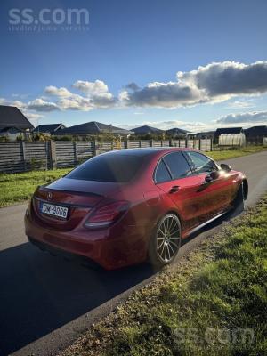 Sarkans Mercedes-Benz C43 AMG 2017 Rīga, ar dzinēja tilpumu 3.00 L un nobraukumu 91 tūkst. km par 25900 €, foto 13 vietnē AUTOMOTO.COM.LV