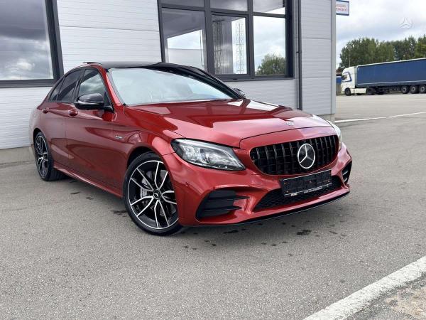 Мерседес C43 AMG 2020 в Вильнюс на AUTOMOTO.COM.LV Красный Мерседес C43 AMG 2020 в Вильнюс, объемом двигателя 3.00 л и пробегом 58 тыс. км за 33500 €, фото 3 на AUTOMOTO.COM.LV