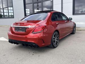 Red Mercedes-Benz C43 AMG 2020 in Vilnius, with an engine capacity of 3.00 L and mileage of 58 thousand km for 33500 €, photo 5 on AUTOMOTO.COM.LV