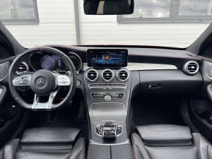 Red Mercedes-Benz C43 AMG 2020 in Vilnius, with an engine capacity of 3.00 L and mileage of 58 thousand km for 33500 €, photo 12 on AUTOMOTO.COM.LV