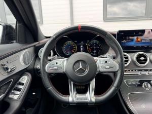 Red Mercedes-Benz C43 AMG 2020 in Vilnius, with an engine capacity of 3.00 L and mileage of 58 thousand km for 33500 €, photo 13 on AUTOMOTO.COM.LV
