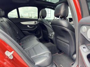 Red Mercedes-Benz C43 AMG 2020 in Vilnius, with an engine capacity of 3.00 L and mileage of 58 thousand km for 33500 €, photo 19 on AUTOMOTO.COM.LV