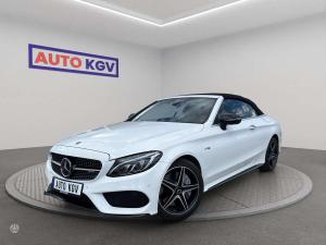 White Mercedes-Benz C43 AMG 2017 in Kaunas, with an engine capacity of 3.00 L and mileage of 64 thousand km for 29999 €, photo  on AUTOMOTO.COM.LV