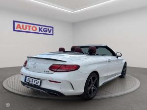 White Mercedes-Benz C43 AMG 2017 in Kaunas, with an engine capacity of 3.00 L and mileage of 64 thousand km for 29999 €, photo 6 on AUTOMOTO.COM.LV