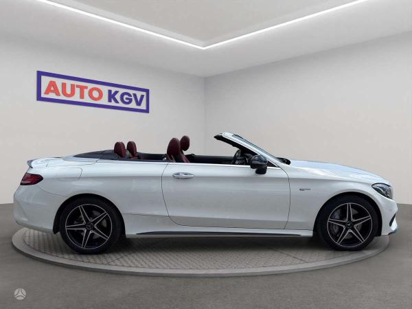 White Mercedes-Benz C43 AMG 2017 in Kaunas, with an engine capacity of 3.00 L and mileage of 64 thousand km for 29999 €, photo 6 on AUTOMOTO.COM.LV