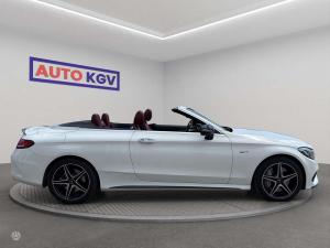 White Mercedes-Benz C43 AMG 2017 in Kaunas, with an engine capacity of 3.00 L and mileage of 64 thousand km for 29999 €, photo 7 on AUTOMOTO.COM.LV