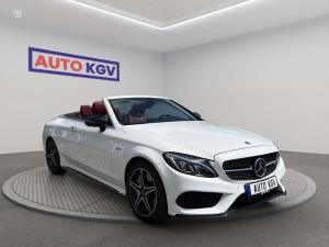 White Mercedes-Benz C43 AMG 2017 in Kaunas, with an engine capacity of 3.00 L and mileage of 64 thousand km for 29999 €, photo 8 on AUTOMOTO.COM.LV