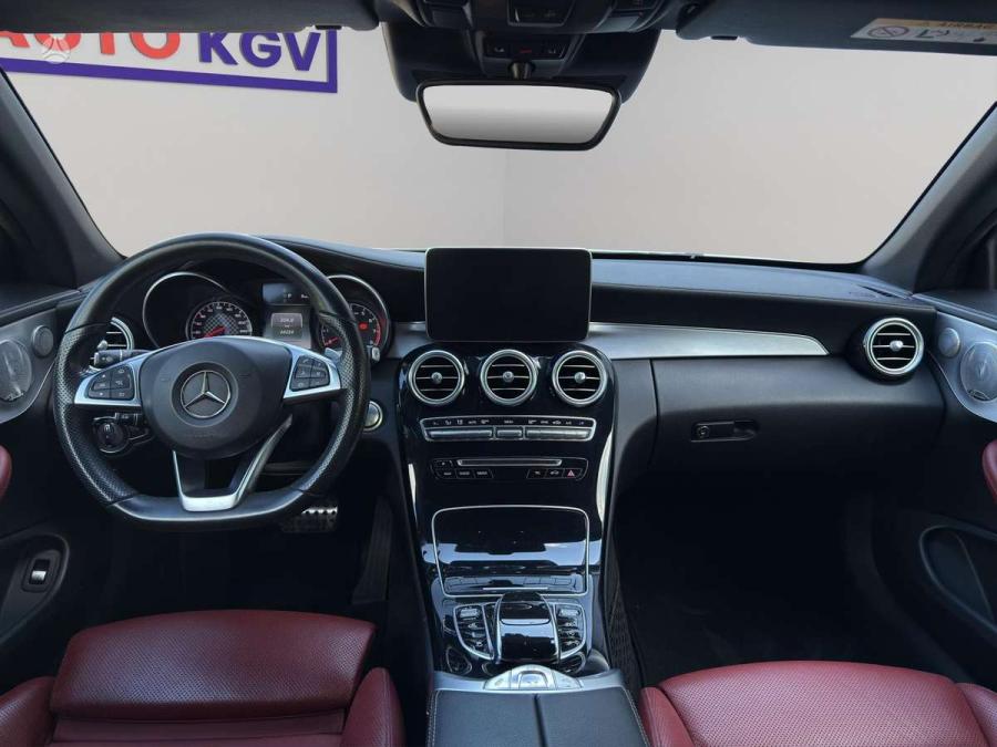White Mercedes-Benz C43 AMG 2017 in Kaunas, with an engine capacity of 3.00 L and mileage of 64 thousand km for 29999 €, photo 12 on AUTOMOTO.COM.LV