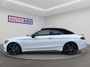 White Mercedes-Benz C43 AMG 2017 in Kaunas, with an engine capacity of 3.00 L and mileage of 64 thousand km for 29999 €, photo 3 on AUTOMOTO.COM.LV