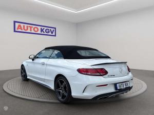 White Mercedes-Benz C43 AMG 2017 in Kaunas, with an engine capacity of 3.00 L and mileage of 64 thousand km for 29999 €, photo 4 on AUTOMOTO.COM.LV