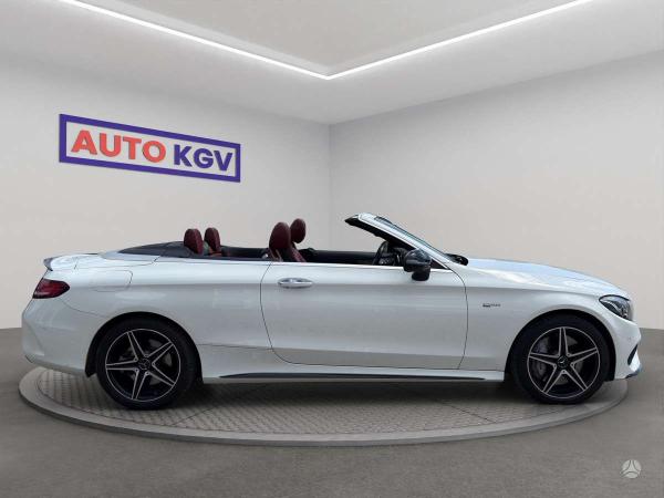 White Mercedes-Benz C43 AMG 2017 in Kaunas, with an engine capacity of 3.00 L and mileage of 64 thousand km for 29999 €, photo 6 on AUTOMOTO.COM.LV