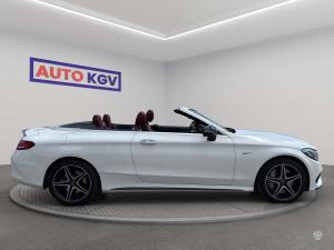 White Mercedes-Benz C43 AMG 2017 in Kaunas, with an engine capacity of 3.00 L and mileage of 64 thousand km for 29999 €, photo 7 on AUTOMOTO.COM.LV