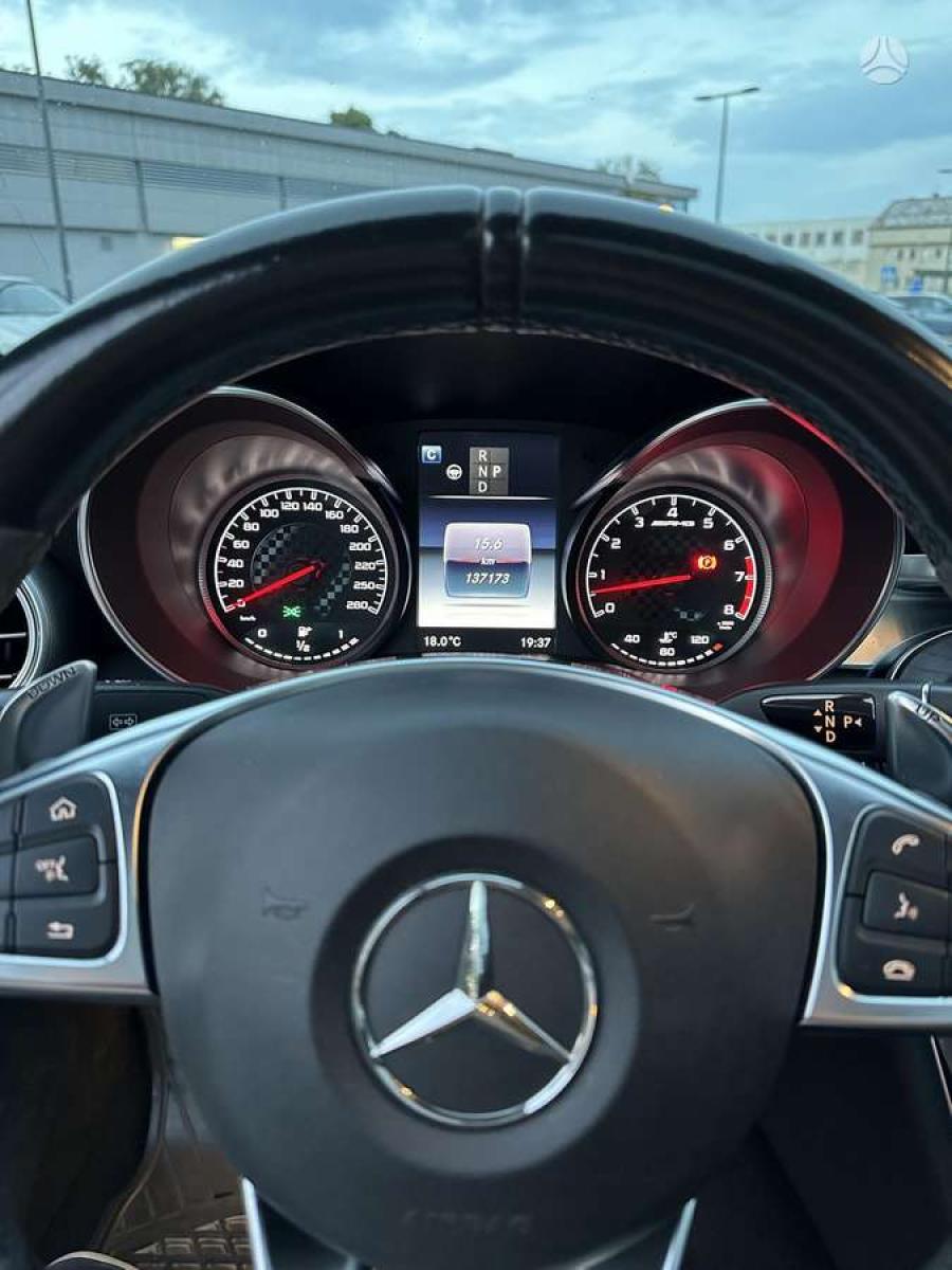 Белый Мерседес C43 AMG 2017 в Вильнюс, объемом двигателя 3.00 л и пробегом 139 тыс. км за 22500 €, фото 21 на AUTOMOTO.COM.LV