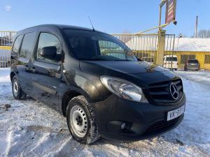 Black Mercedes-Benz Citan 2014 in Siauliai, with an engine capacity of 1.46 L and mileage of 187 thousand km for 3950 €, photo  on AUTOMOTO.COM.LV