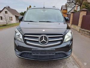 Black Mercedes-Benz Citan 2014 in Prienai, with an engine capacity of 1.46 L and mileage of 284 thousand km for 7200 €, photo 2 on AUTOMOTO.COM.LV