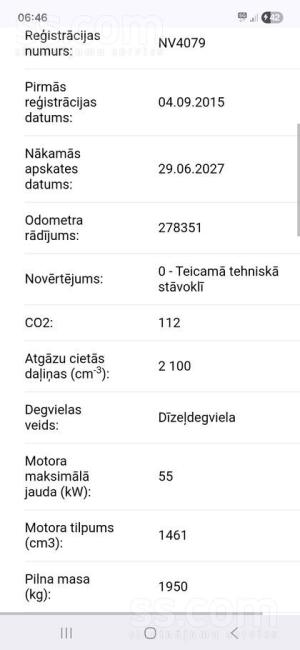 Melns Mercedes-Benz Citan 2015 Rīga, ar dzinēja tilpumu 1.50 L un nobraukumu 0 tūkst. km par 4900 €, foto 20 vietnē AUTOMOTO.COM.LV