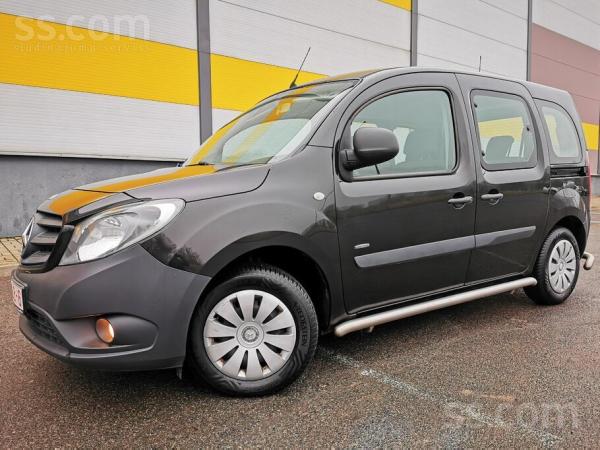 Melns Mercedes-Benz Citan 2016 Rīga, ar dzinēja tilpumu 1.50 L un nobraukumu 210 tūkst. km par 5950 €, foto 2 vietnē AUTOMOTO.COM.LV