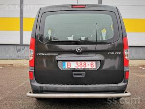Black Mercedes-Benz Citan 2016 in Riga, with an engine capacity of 1.50 L and mileage of 210 thousand km for 5950 €, photo 10 on AUTOMOTO.COM.LV
