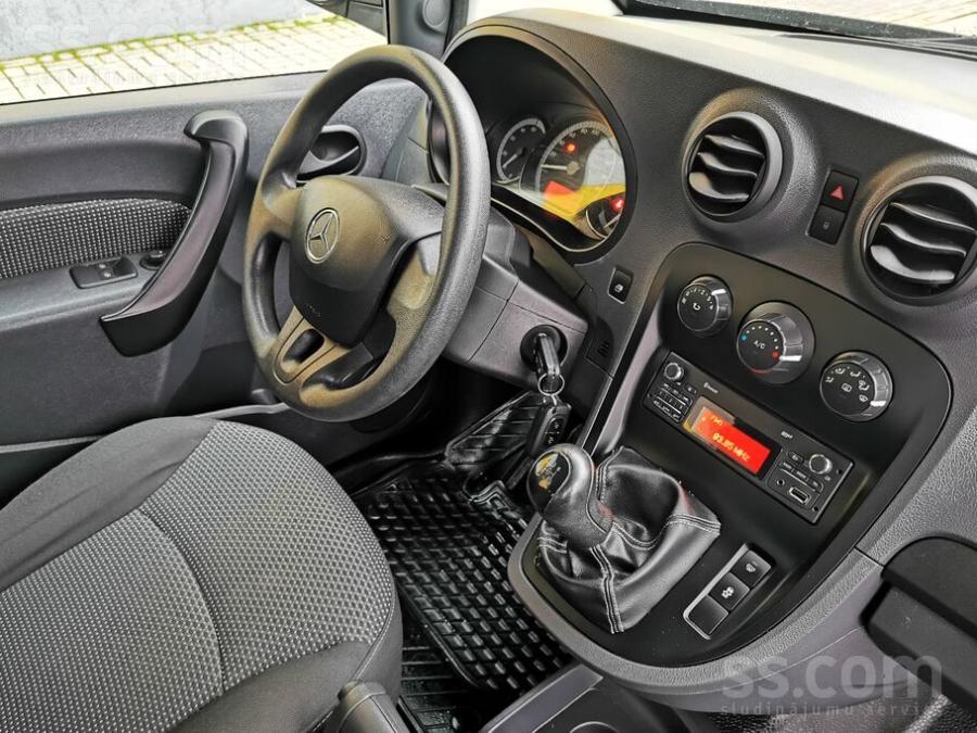 Black Mercedes-Benz Citan 2016 in Riga, with an engine capacity of 1.50 L and mileage of 210 thousand km for 5950 €, photo 24 on AUTOMOTO.COM.LV