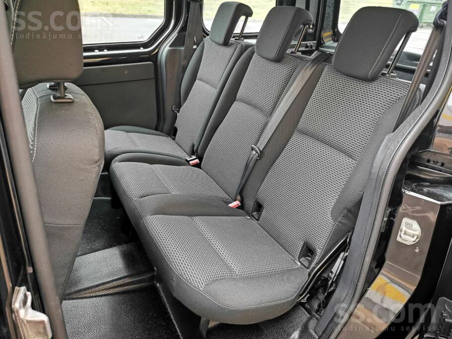 Black Mercedes-Benz Citan 2016 in Riga, with an engine capacity of 1.50 L and mileage of 210 thousand km for 5950 €, photo 29 on AUTOMOTO.COM.LV