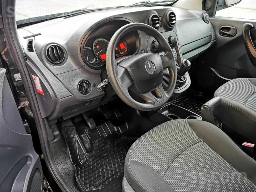 Black Mercedes-Benz Citan 2016 in Riga, with an engine capacity of 1.50 L and mileage of 210 thousand km for 5950 €, photo 30 on AUTOMOTO.COM.LV