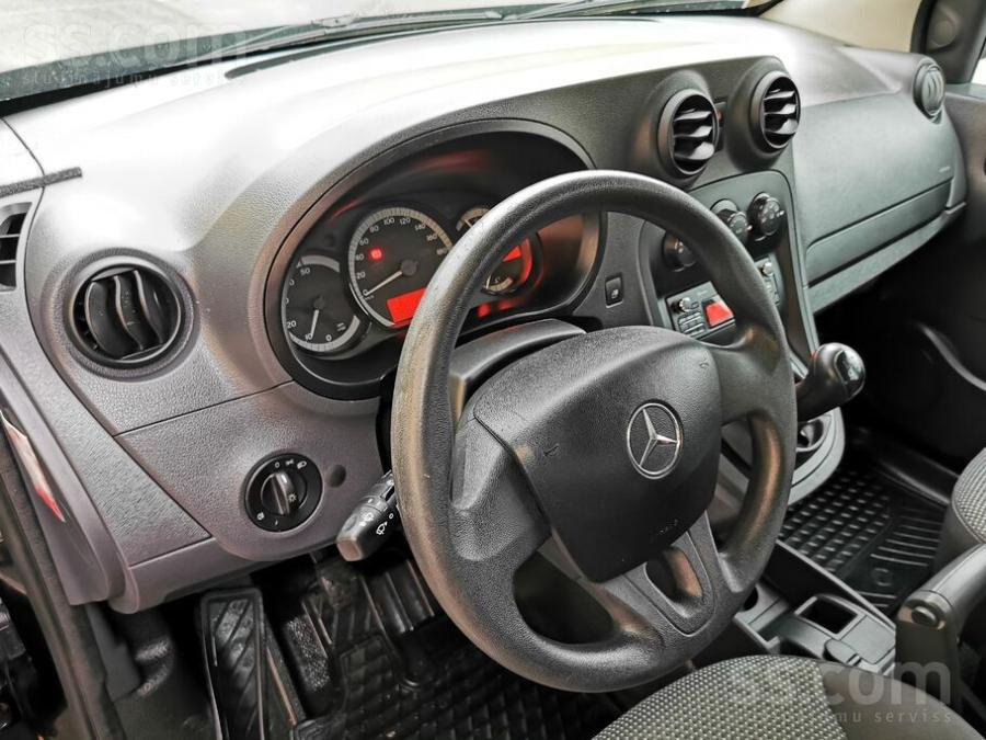 Black Mercedes-Benz Citan 2016 in Riga, with an engine capacity of 1.50 L and mileage of 210 thousand km for 5950 €, photo 32 on AUTOMOTO.COM.LV