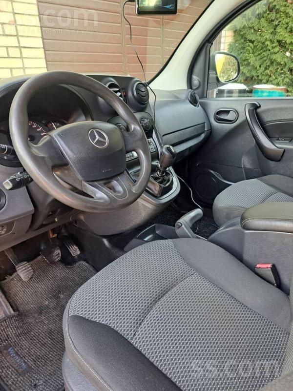 Black Mercedes-Benz Citan 2014 in Dobele, with an engine capacity of 1.50 L and mileage of 188 thousand km for 5150 €, photo 10 on AUTOMOTO.COM.LV