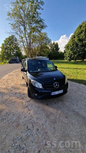 Black Mercedes-Benz Citan 2013 in Kuldiga, with an engine capacity of 1.50 L and mileage of 300 thousand km for 8000 €, photo  on AUTOMOTO.COM.LV