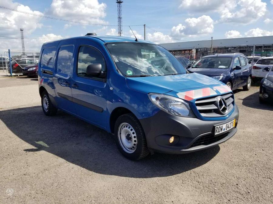 Zils Mercedes-Benz Citan 2017 Kauņa, ar dzinēja tilpumu 1.46 L un nobraukumu 290 tūkst. km par 6049 €, foto 4 vietnē AUTOMOTO.COM.LV