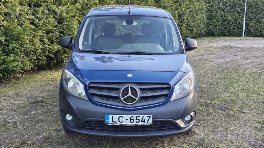 Zils Mercedes-Benz Citan 2014 Rīga, ar dzinēja tilpumu 1.50 L un nobraukumu 182 tūkst. km par 5700 €, foto 1 vietnē AUTOMOTO.COM.LV