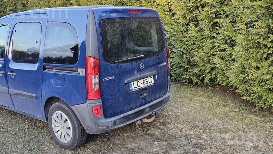 Zils Mercedes-Benz Citan 2014 Rīga, ar dzinēja tilpumu 1.50 L un nobraukumu 182 tūkst. km par 5700 €, foto 6 vietnē AUTOMOTO.COM.LV