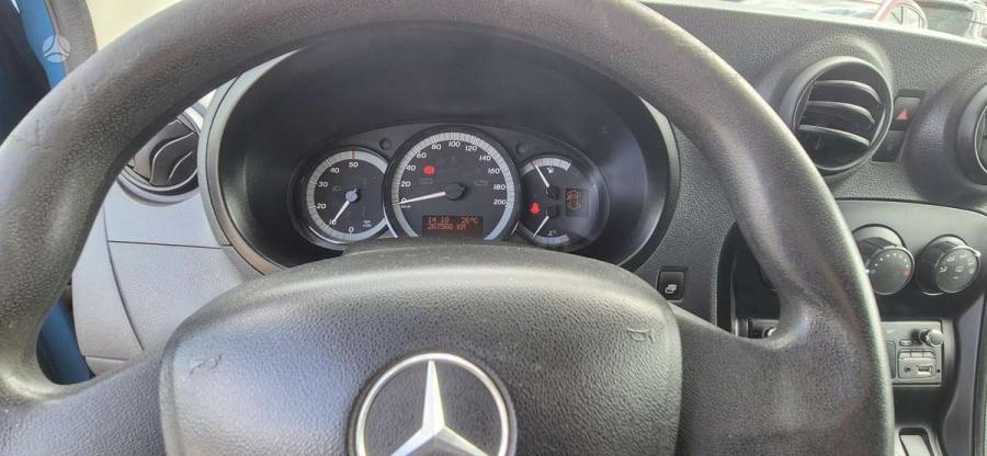 Blue Mercedes-Benz Citan 2016 in Kaunas, with an engine capacity of 1.46 L and mileage of 260 thousand km for 4650 €, photo 8 on AUTOMOTO.COM.LV