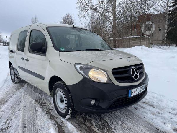 Brown Mercedes-Benz Citan 2014 in Siauliai, with an engine capacity of 1.46 L and mileage of 281 thousand km for 4950 €, photo 2 on AUTOMOTO.COM.LV