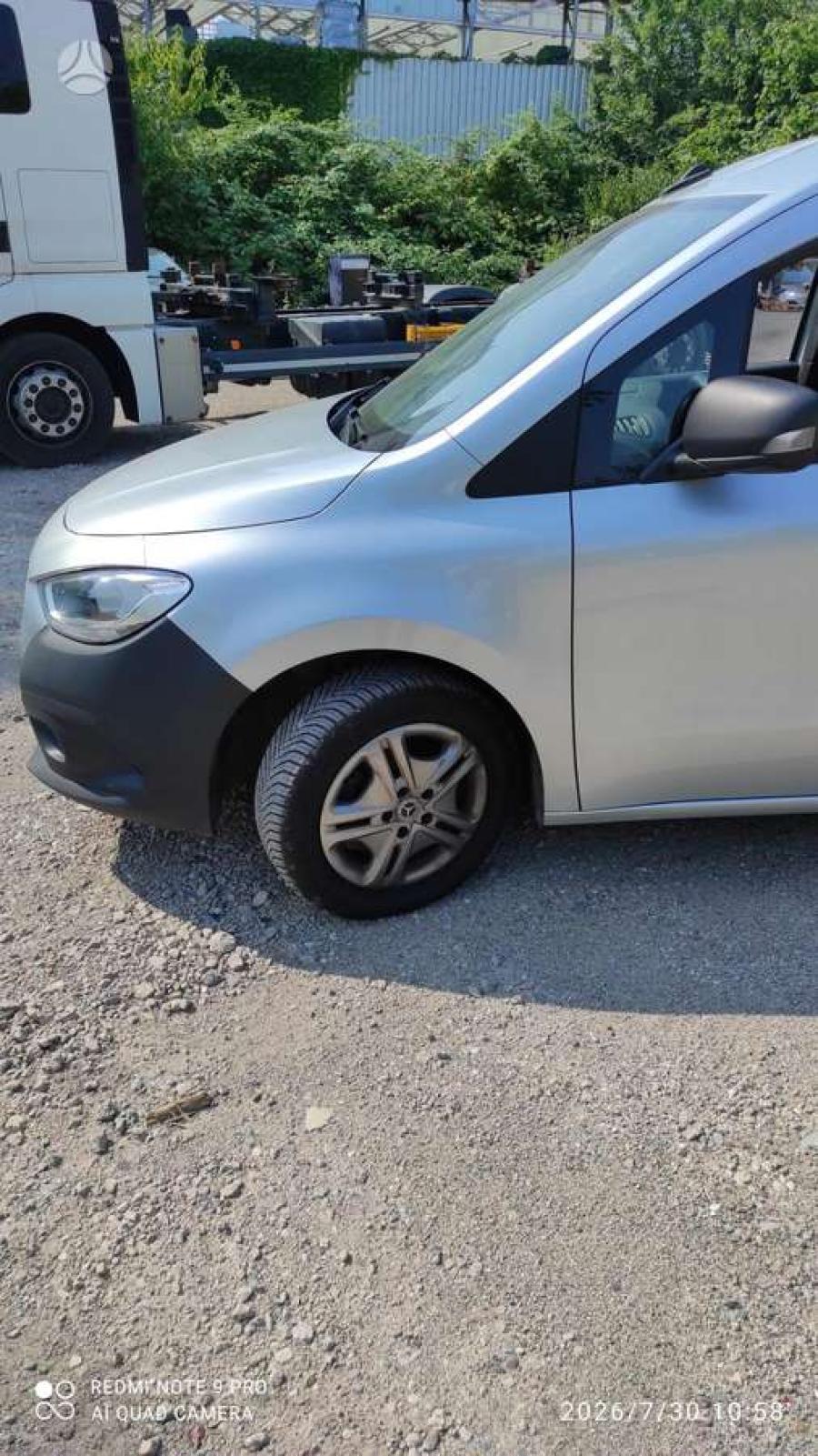 Pelēks Mercedes-Benz Citan 2022 Panevēža, ar dzinēja tilpumu 1.50 L un nobraukumu 91 tūkst. km par 10890 €, foto 12 vietnē AUTOMOTO.COM.LV