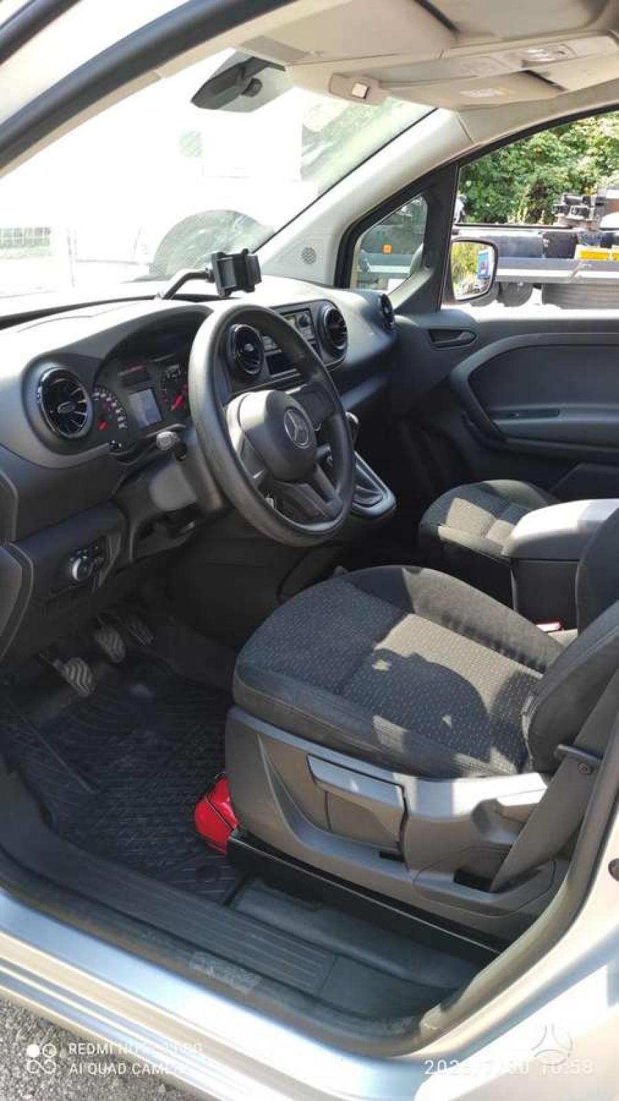 Pelēks Mercedes-Benz Citan 2022 Panevēža, ar dzinēja tilpumu 1.50 L un nobraukumu 91 tūkst. km par 10890 €, foto 14 vietnē AUTOMOTO.COM.LV