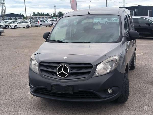 Pelēks Mercedes-Benz Citan 2014 Panevēža, ar dzinēja tilpumu 1.46 L un nobraukumu 139 tūkst. km par 6500 €, foto 1 vietnē AUTOMOTO.COM.LV
