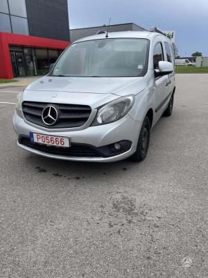Pelēks Mercedes-Benz Citan 2014 Viļņa, ar dzinēja tilpumu 1.46 L un nobraukumu 252 tūkst. km par 4800 €, foto  vietnē AUTOMOTO.COM.LV