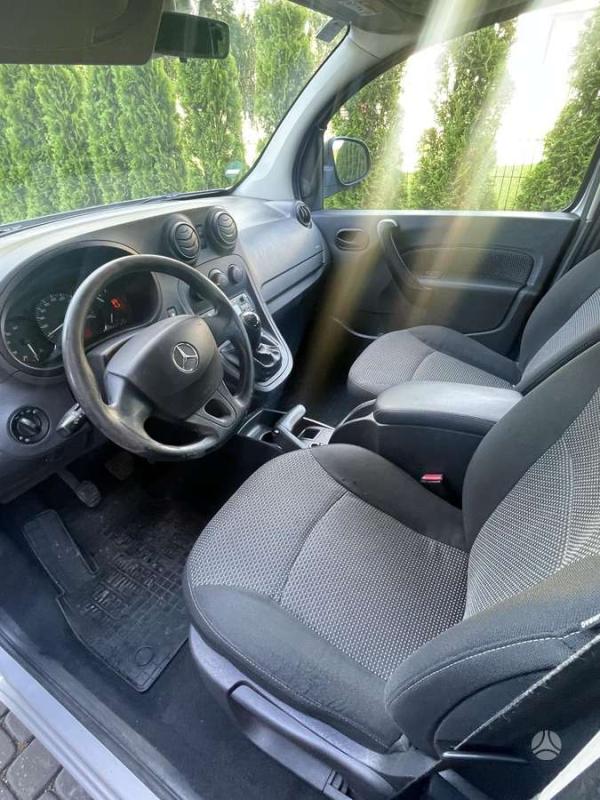 Grey Mercedes-Benz Citan 2014 in Vilnius, with an engine capacity of 1.46 L and mileage of 252 thousand km for 4800 €, photo 7 on AUTOMOTO.COM.LV