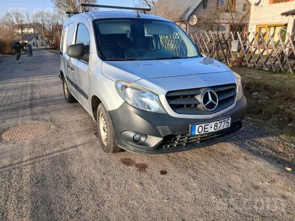 Pelēks Mercedes-Benz Citan 2015 Saldus, ar dzinēja tilpumu 1.50 L un nobraukumu 201 tūkst. km par 3800 €, foto 1 vietnē AUTOMOTO.COM.LV