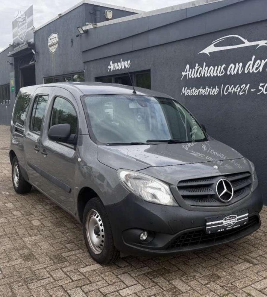Pelēks Mercedes-Benz Citan 2015 Panevēža, ar dzinēja tilpumu 1.46 L un nobraukumu 235 tūkst. km par 8200 €, foto 6 vietnē AUTOMOTO.COM.LV