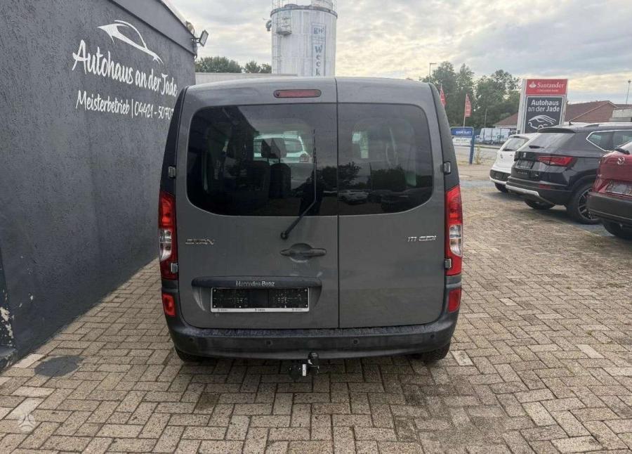 Pelēks Mercedes-Benz Citan 2015 Panevēža, ar dzinēja tilpumu 1.46 L un nobraukumu 235 tūkst. km par 8200 €, foto 11 vietnē AUTOMOTO.COM.LV