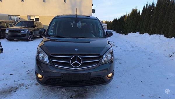 Pelēks Mercedes-Benz Citan 2017 Kuršėnai, ar dzinēja tilpumu 1.46 L un nobraukumu 200 tūkst. km par 8400 €, foto 2 vietnē AUTOMOTO.COM.LV